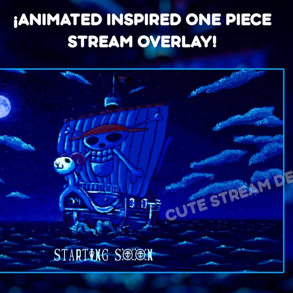 Twitch One Piece Overlay - Etsy