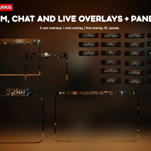 Weapons Twitch Overlay Animated Pack War Sword Dagger Screens Aze ...