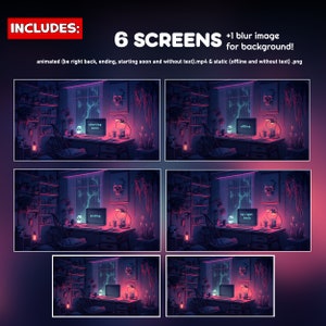 Goth Twitch Overlay Animated - Witch Skull Screens Cozy Perfect for ...