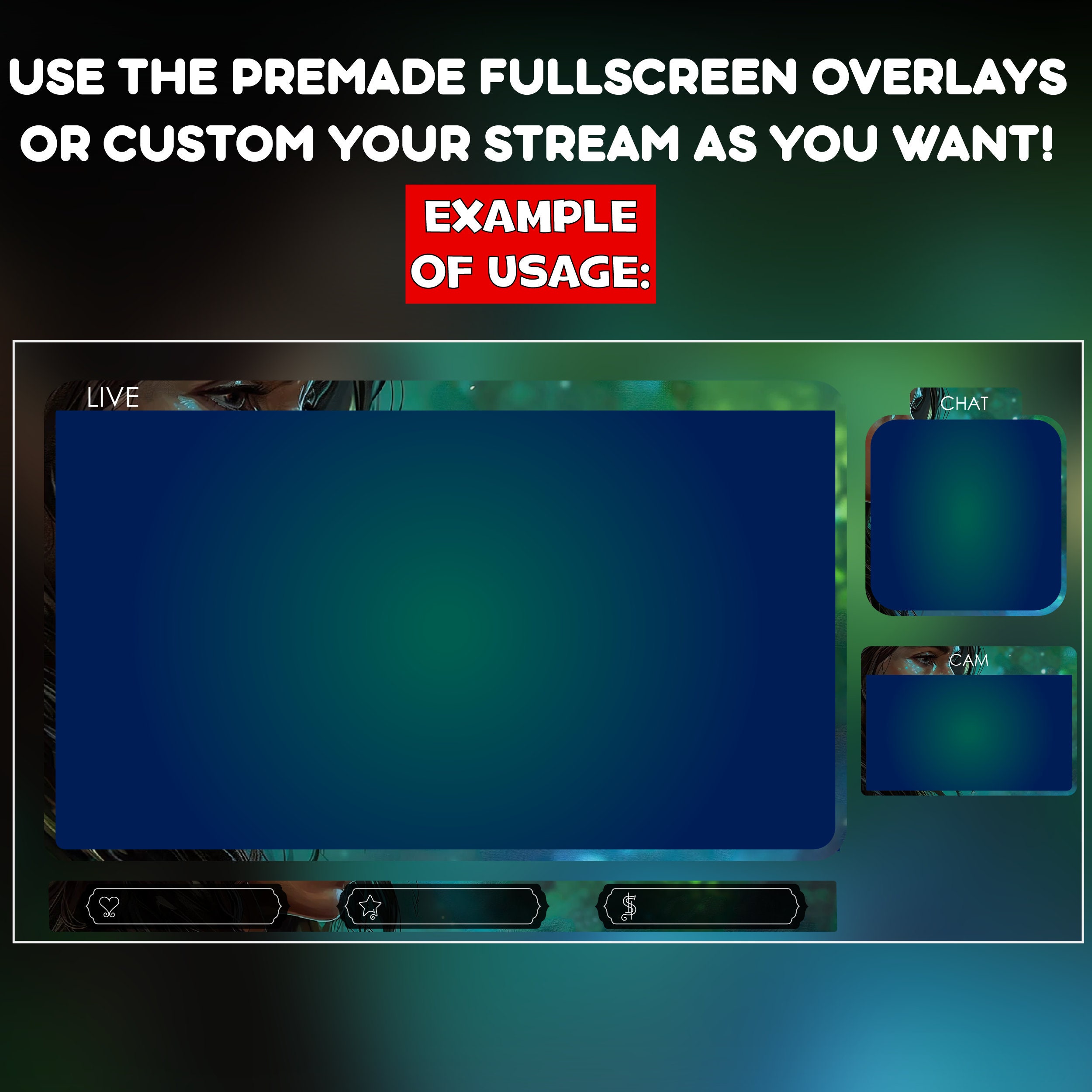 Enchanted Elf Twitch Overlay Pack Mystical Forest Animated Stream ...
