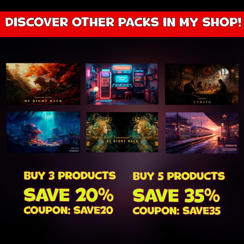 Pirate Ship Twitch Overlay Animated Pack - Sailing Boat Fantasy ...