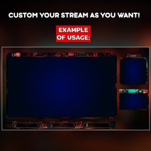 Retro Futuristic Gamer Room Twitch Overlay Animated Pack - Steampunk ...