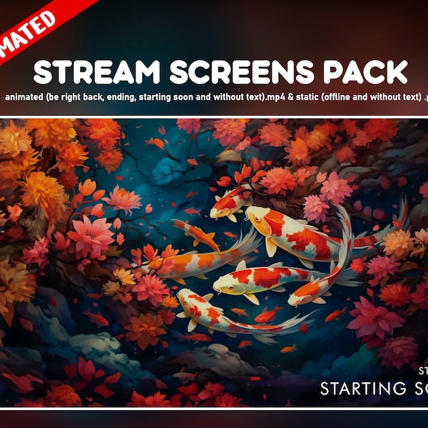 Animated Fish Background - Etsy