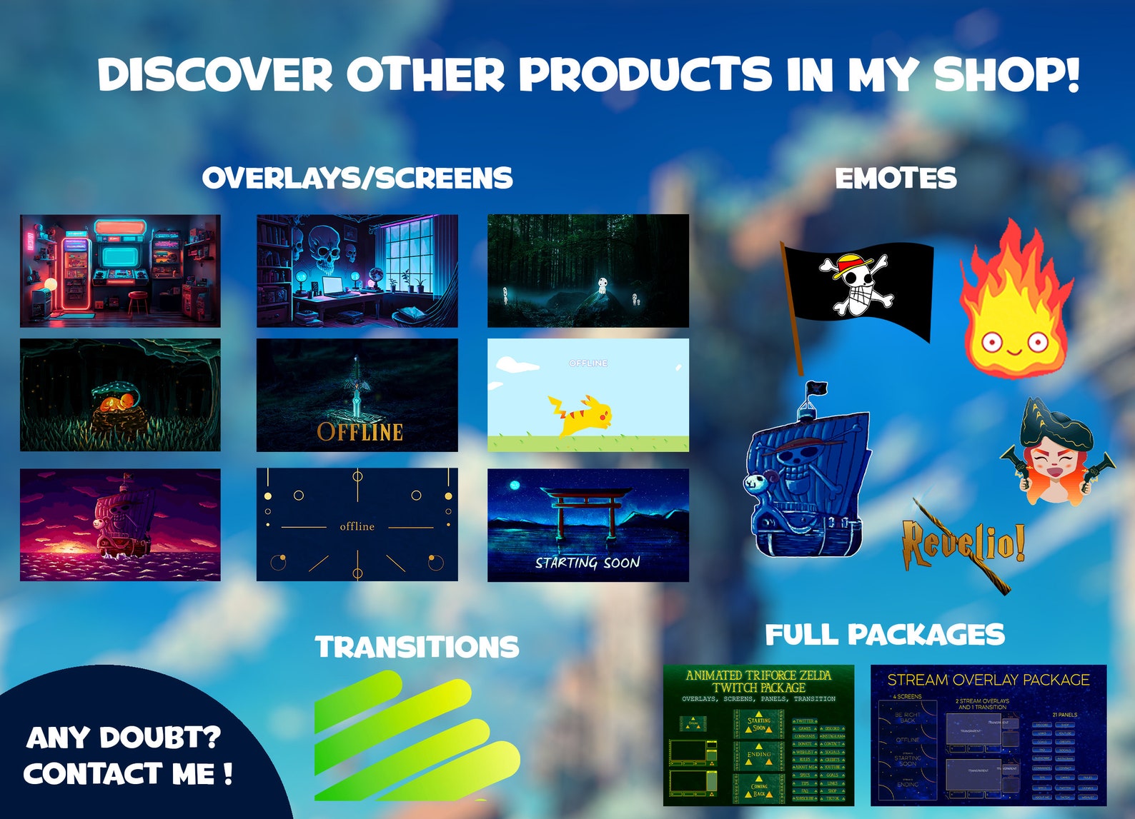 Futuristic City Twitch Overlay Animated Package - Sci-fi Screens Retro ...