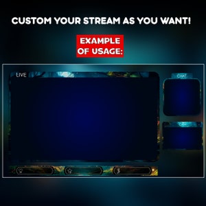 Landscape Fantasy Forest Twitch Overlay Animated Pack - Whimsical ...