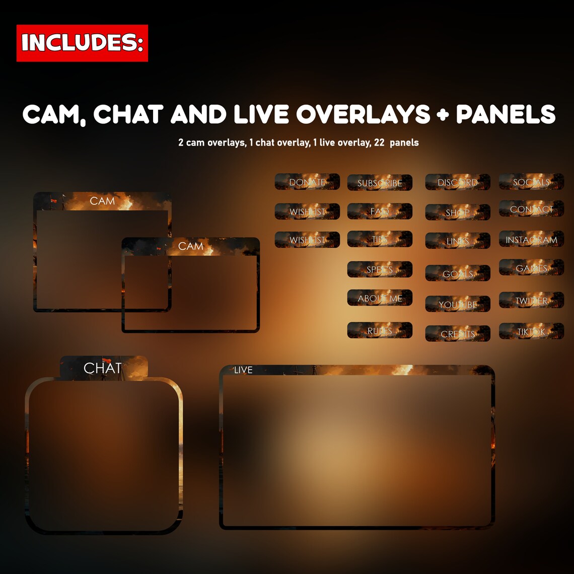 Pirates Twitch Overlay Animated Pack - Inspired Background Battle War ...