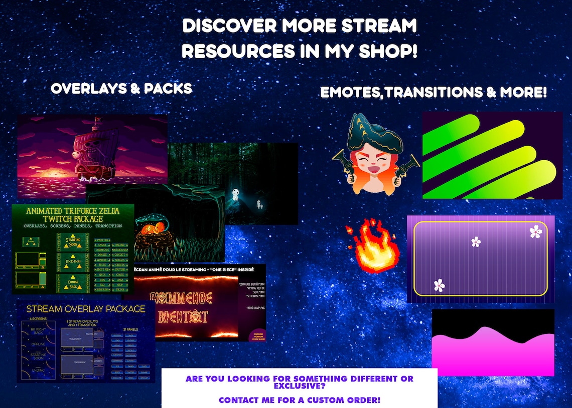 Twitch Animated Overlay Wolf Pack Animal Screen Perfect to Decorate ...