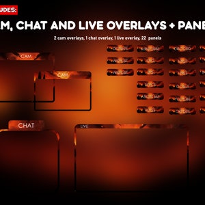 Diablo Hell Inferno Twitch Overlay Animated Pack Dark Fire Inferno ...