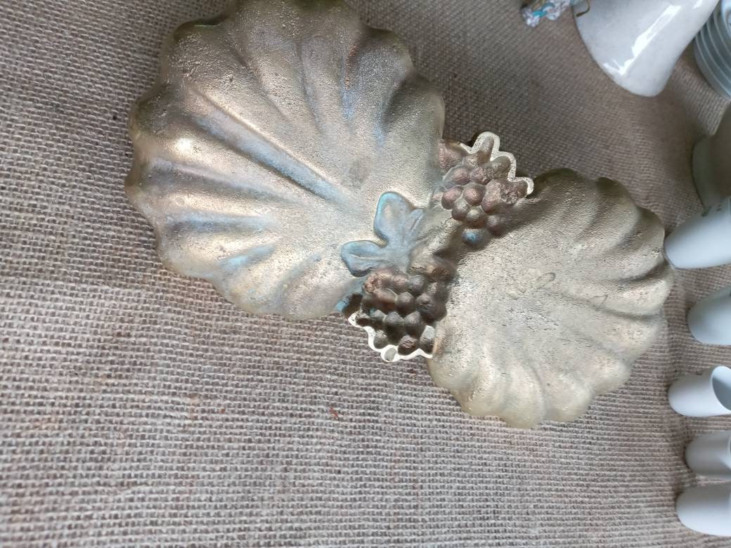 Superb 17 Kg Cast Brass Vine & Grapes With Shell Shaped - Etsy