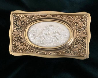 Brass Biscuit Box - Etsy