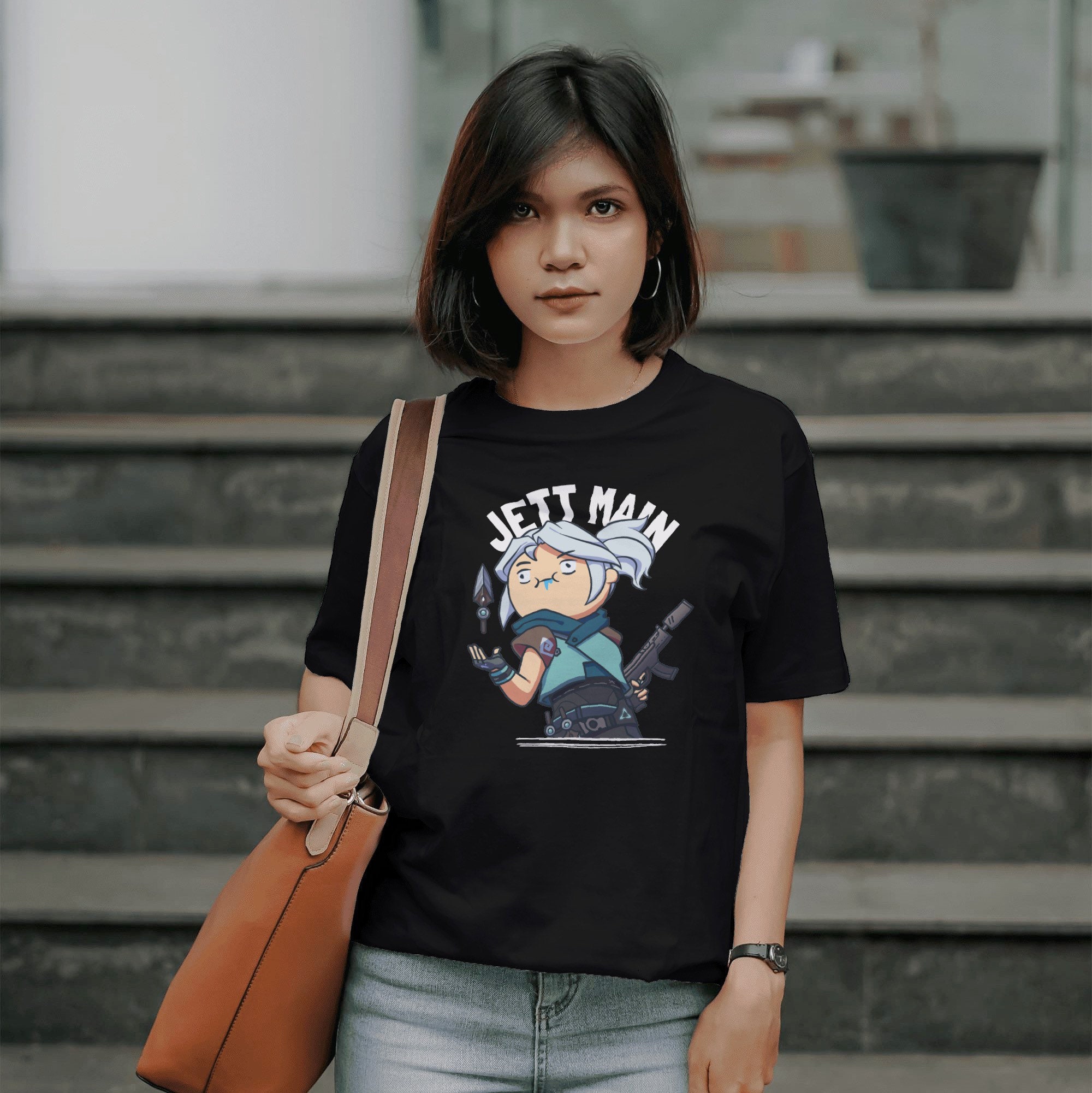 Jett Valorant Jett Main Drooling Funny Unisex T-shirt Gift for Him Gift ...