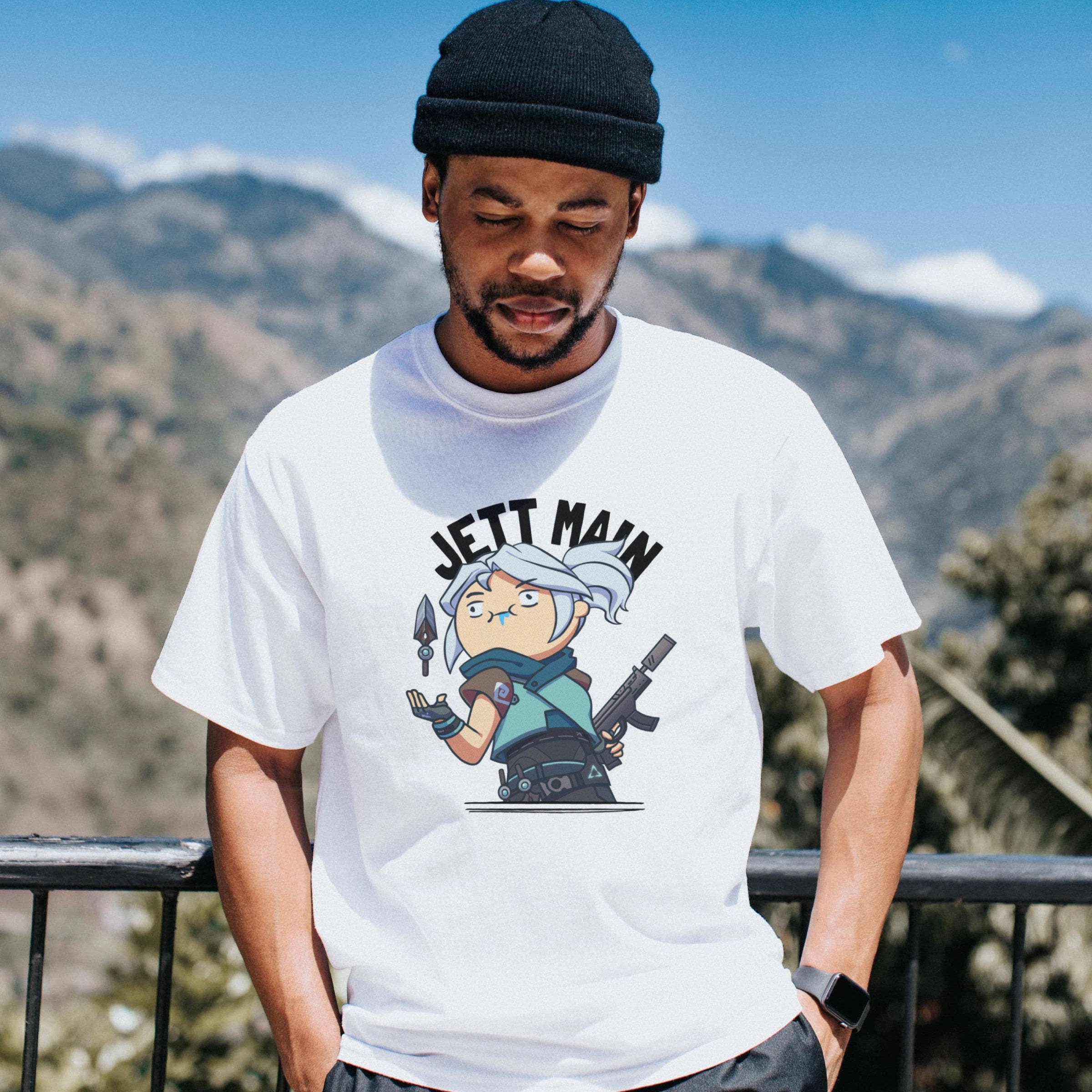 Jett Valorant Jett Main Drooling Funny Unisex T-shirt Gift for Him Gift ...