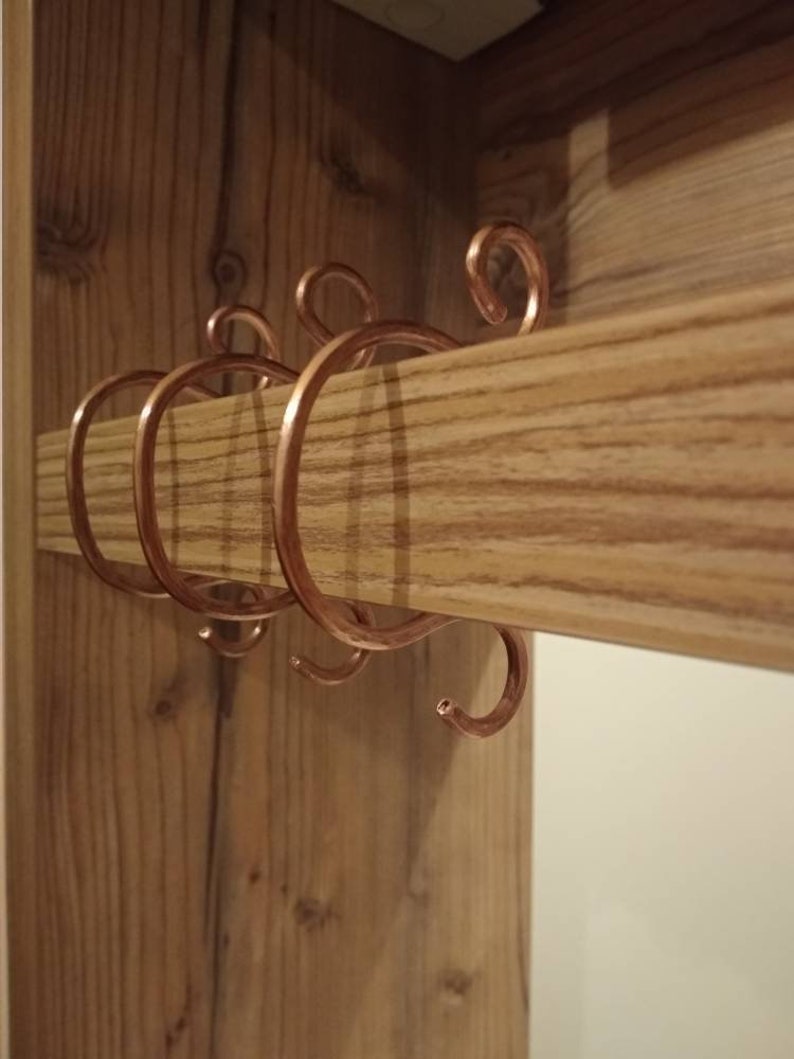 Solid Copper Mantle Stocking Holder Mantle Copper Hook - Etsy