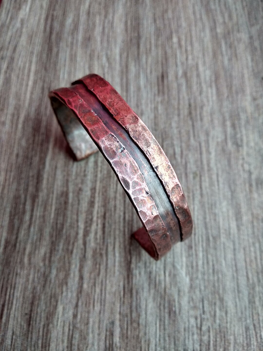 Hammered Copper Cuff Hammered Stylish Bracelet 7th - Etsy