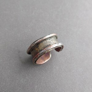 Post-apocalyptic Rustic Copper Jewelry Set Cuff Ring / Custom Jewelry ...