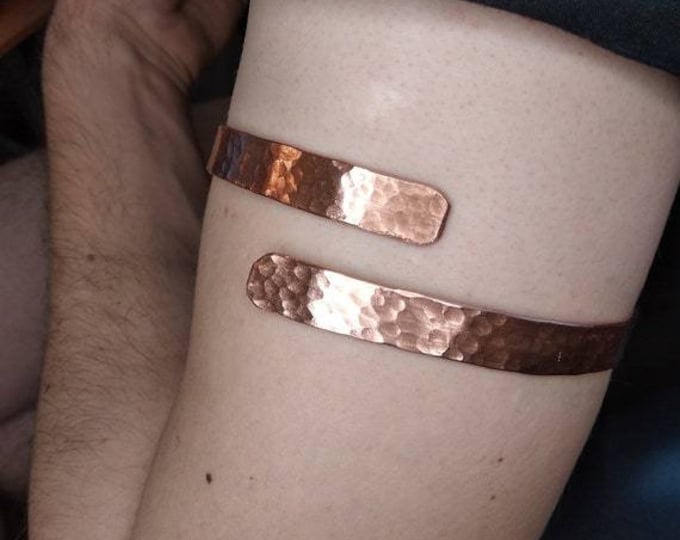 Draped Metal Arm Chains, Handmade Silver Tone Boho Hippie Armband ...