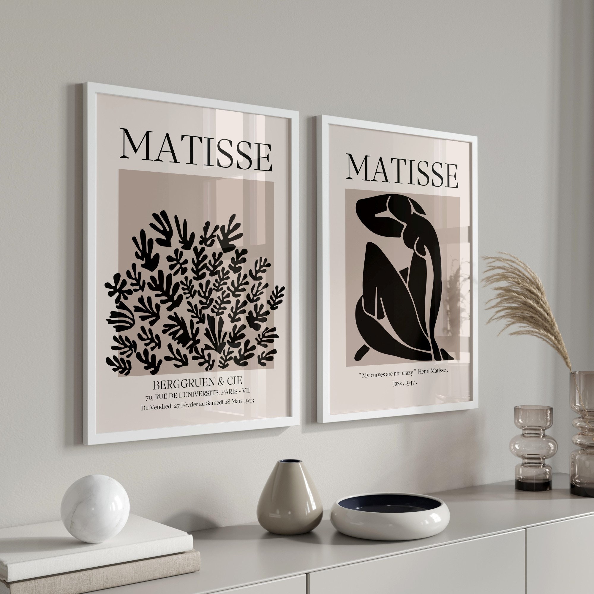 Set of 2 Henri Matisse Print Matisse Print Download Museum - Etsy