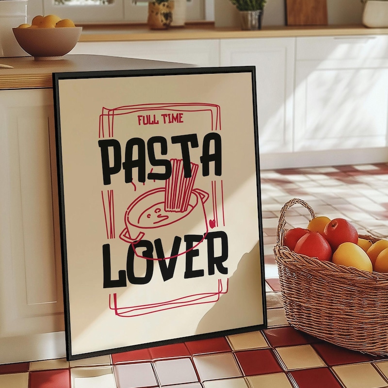 Pasta Poster - Etsy