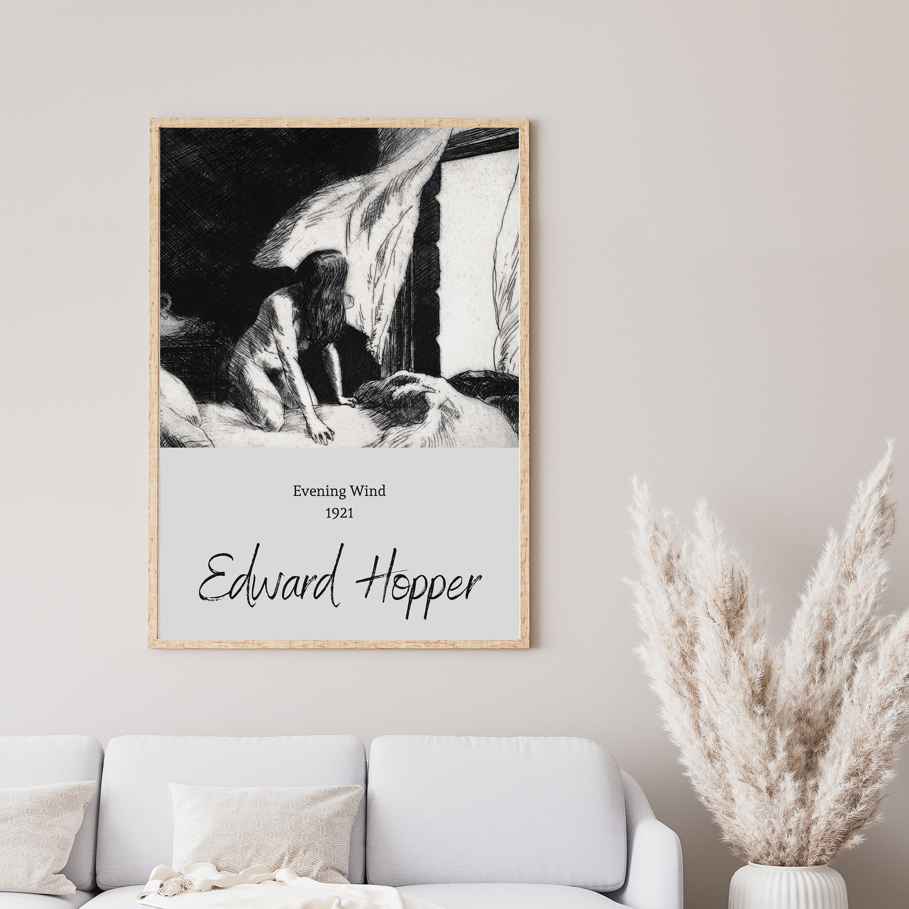 Edward Hopper Print, Evening Wind Poster, Edward Hopper Wall Art ...
