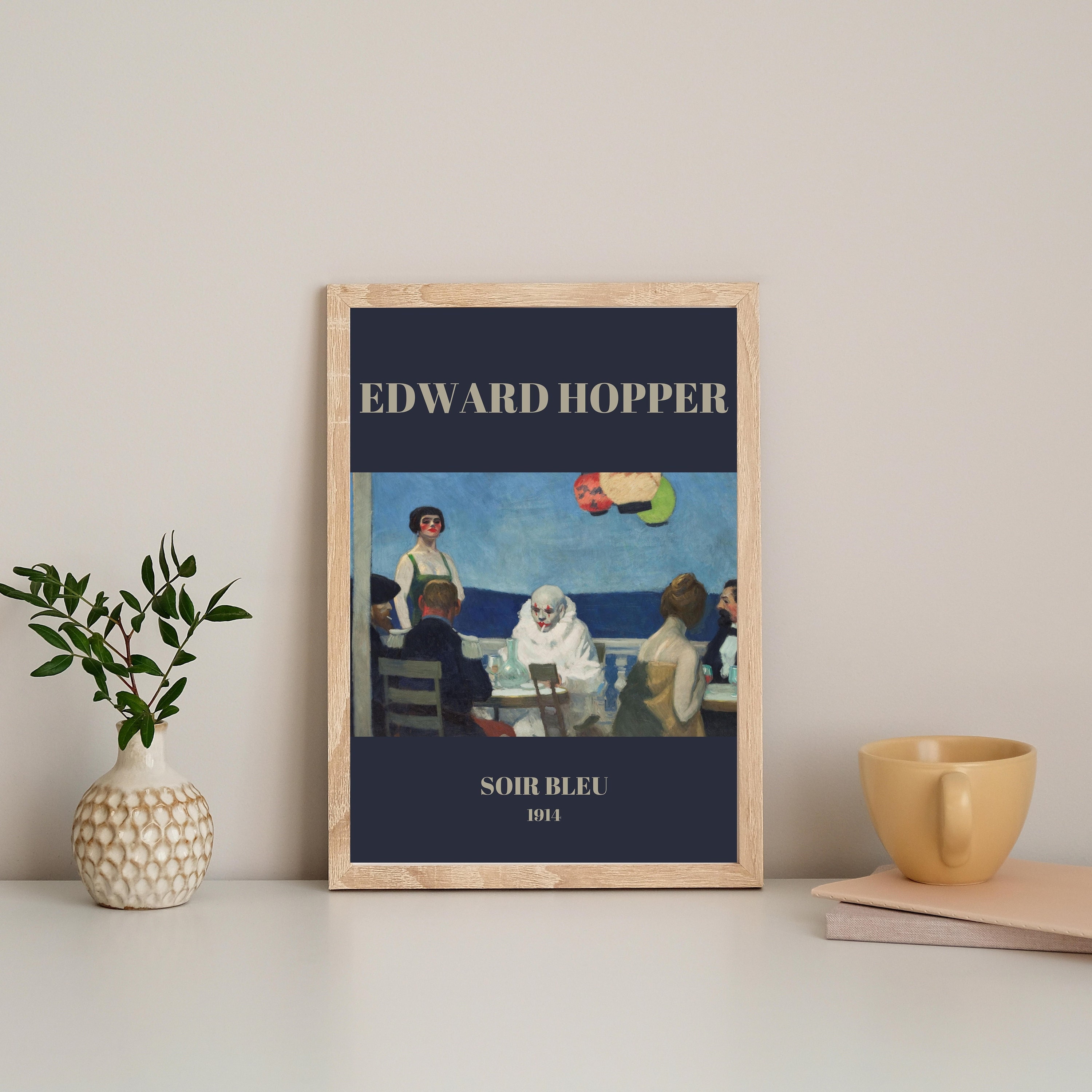 Edward Hopper Soir Bleu Poster Edward Hopper Art Print - Etsy UK
