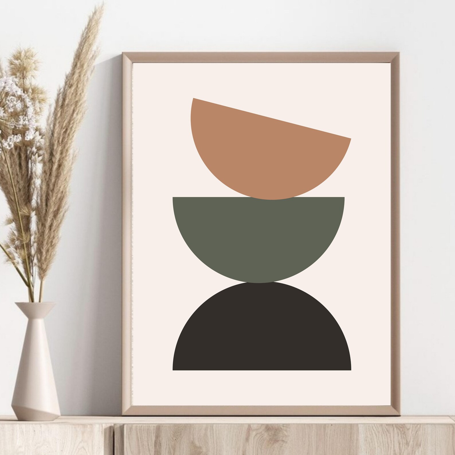 Boho Gallery Wall Set of 6, Boho Wall Art Prints, Mid Century Prints, Boho Wall Decor, Bohemian ...