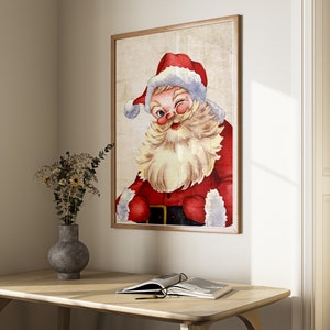 Christmas Print Download, Set of 3 Prints, Christmas Poster, Vintage ...