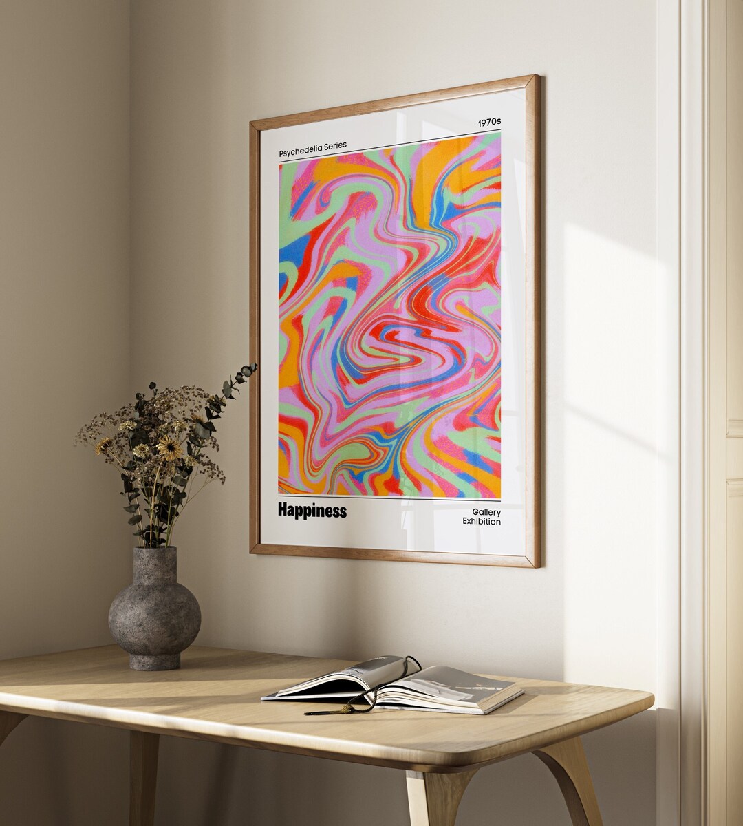 Aura Poster Retro Gradient Poster Grainy Gradient - Etsy