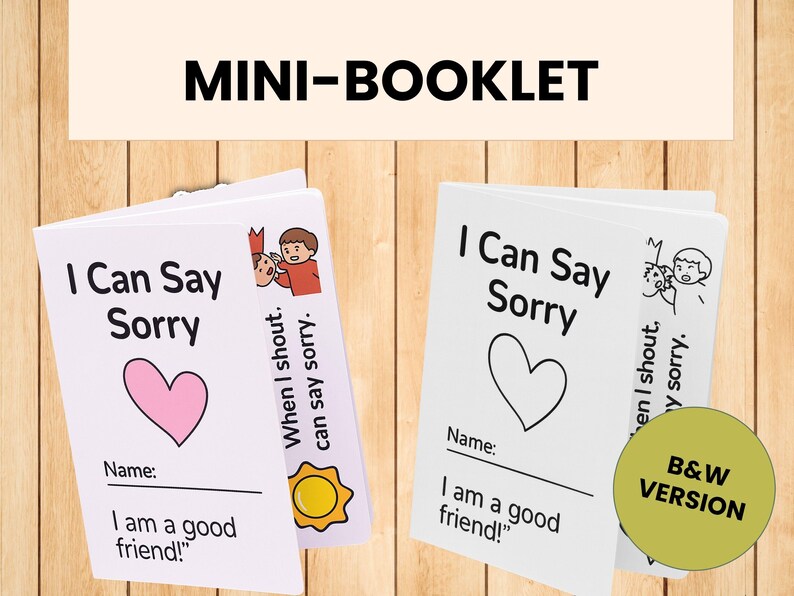 Apology Role-play Kit for Kids Ages 4–9 | Social Skills, Saying Sorry ...
