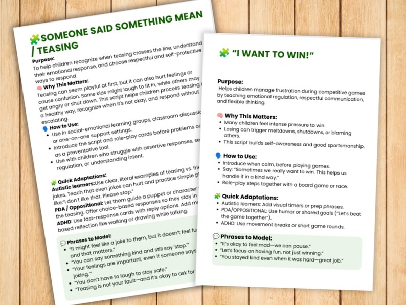 Conflict Resolution Toolkit for Kids | Social Scripts, Storyboards ...