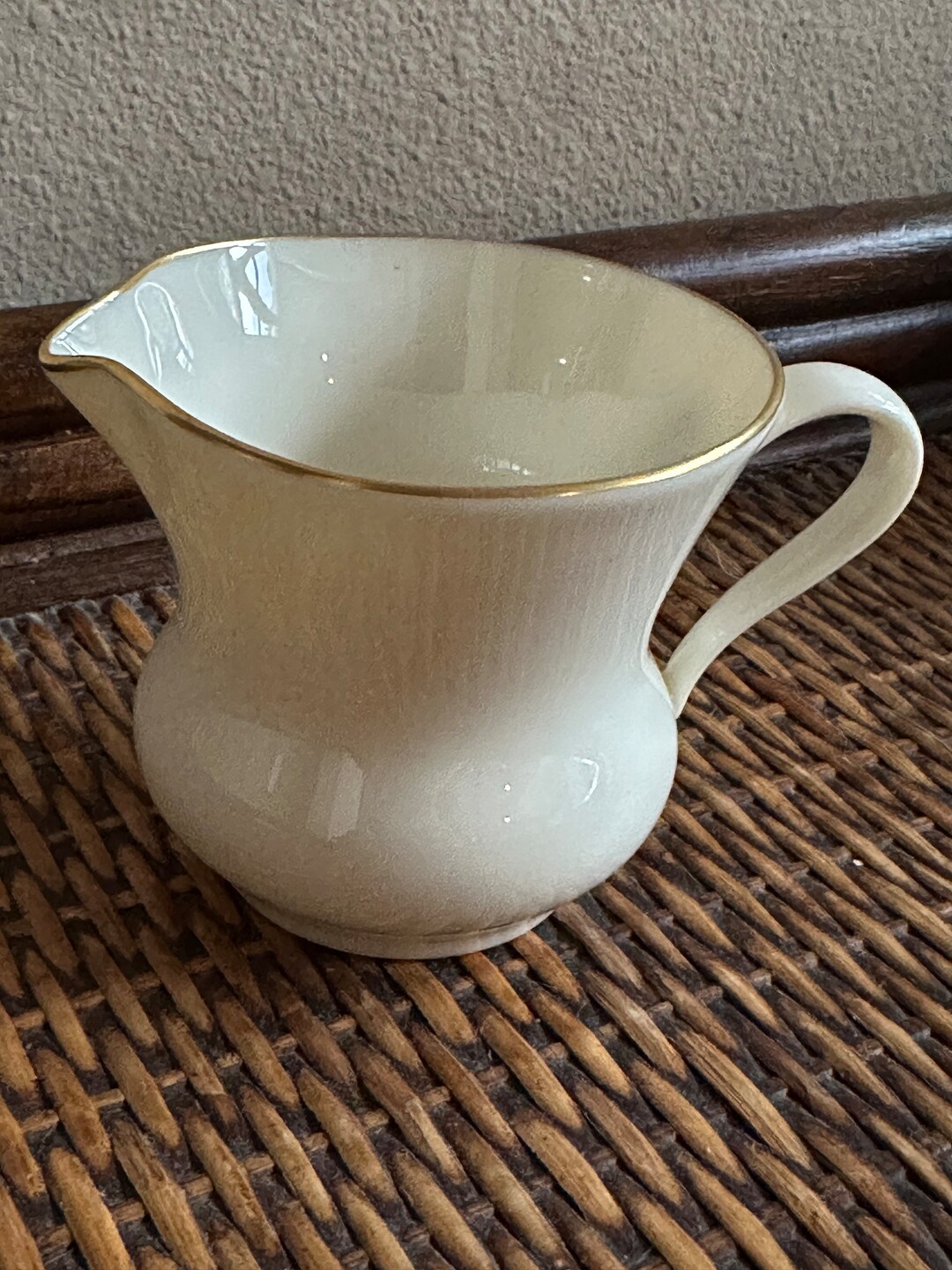 Beautiful Lenox Vintage Creamer off White With Gold Gilding - Etsy