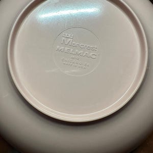 Marcrest MCM Pink S Divided Serving Bowl Melmac, Chicago USA Melanine ...