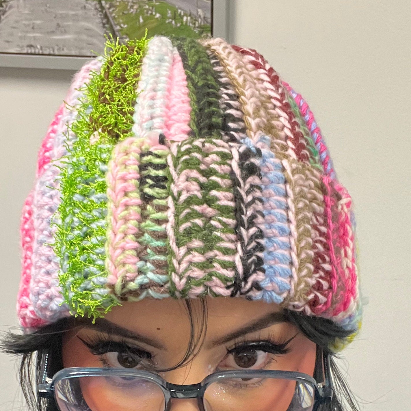 One of a Kind Scraps Beanie !! Perfect for Gift Hat - Etsy