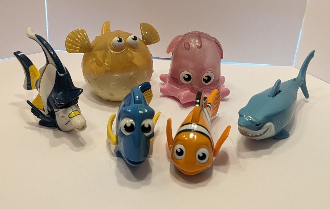 Finding Nemo Disney Pixar 2003 Mcdonald's Happy Meal Toy Collection Six ...