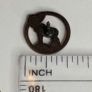 Vintage Loyal Order of Moose 1/2 Inch Pinback Button Brown Small Jacket ...