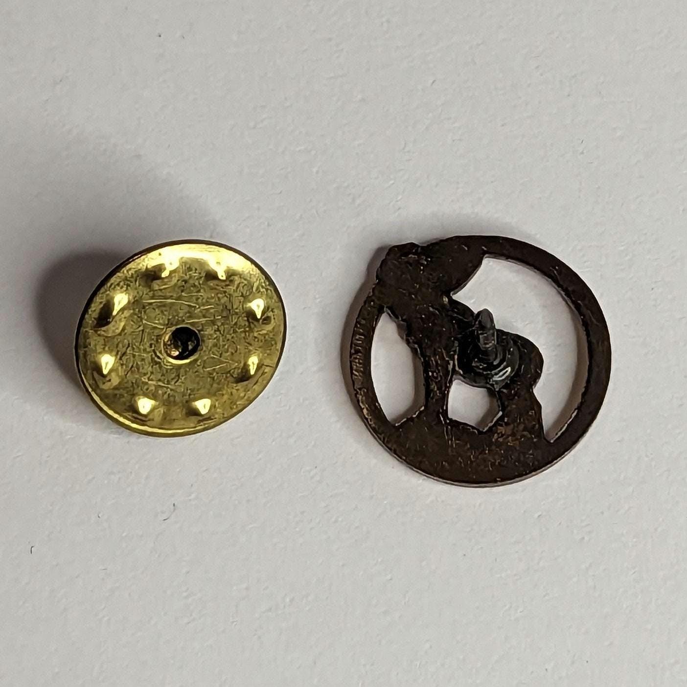 Vintage Loyal Order of Moose 1/2 Inch Pinback Button Brown Small Jacket ...