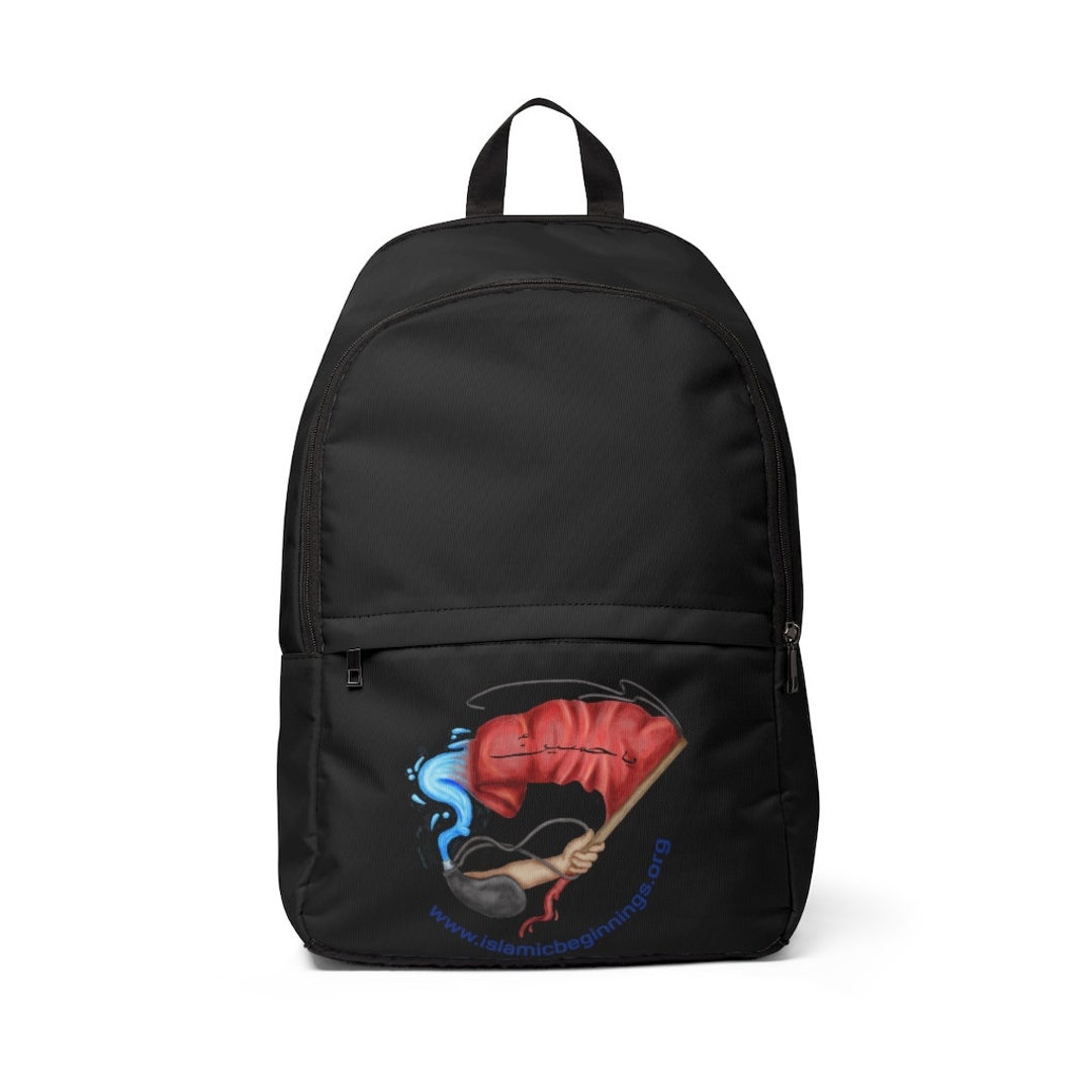 Ya Hussain Logo Unisex Fabric Backpack - Etsy