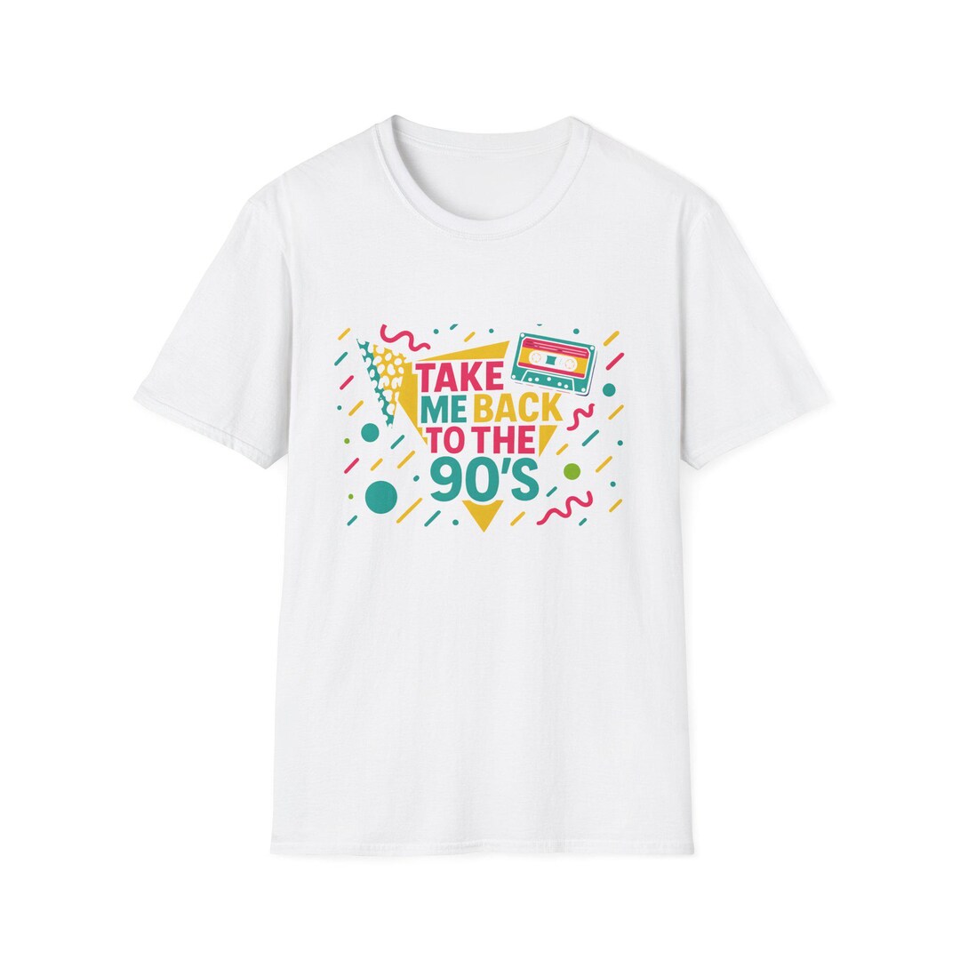 Retro 90s Throwback Cassette Tape Graphic Tee Vintage Nostalgia ...