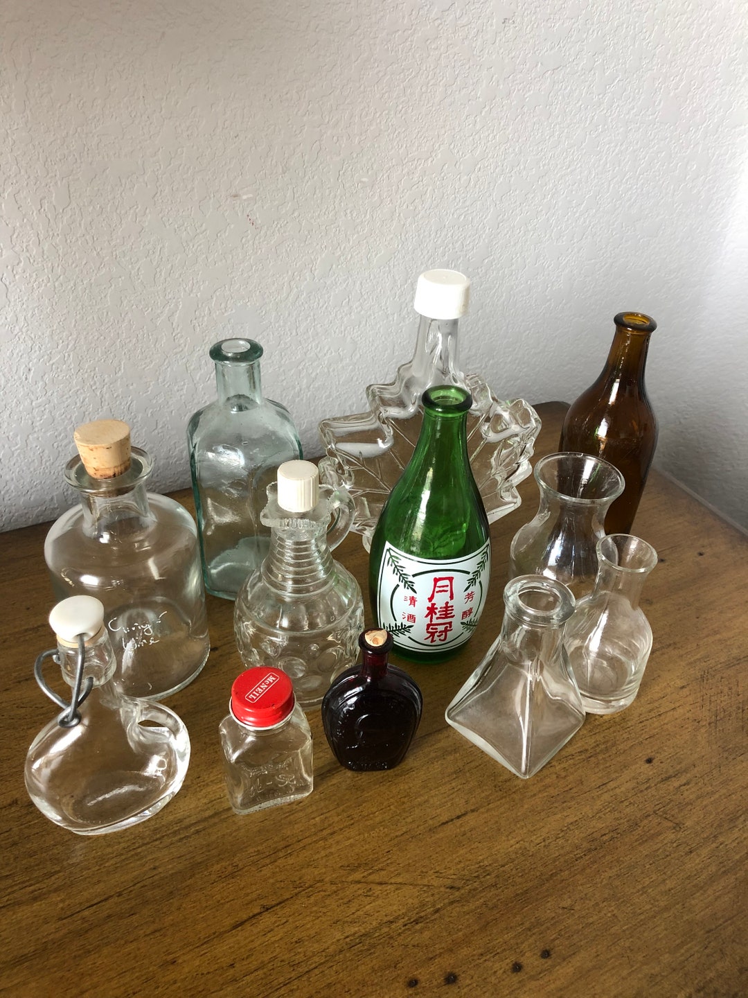 Lot of Twelve Vintage Miniature Bottles - Etsy
