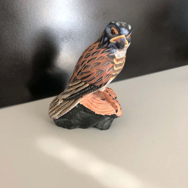 Hawk Sculpture - Etsy