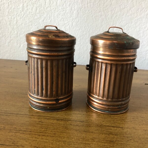 Copper Trash Can - Etsy