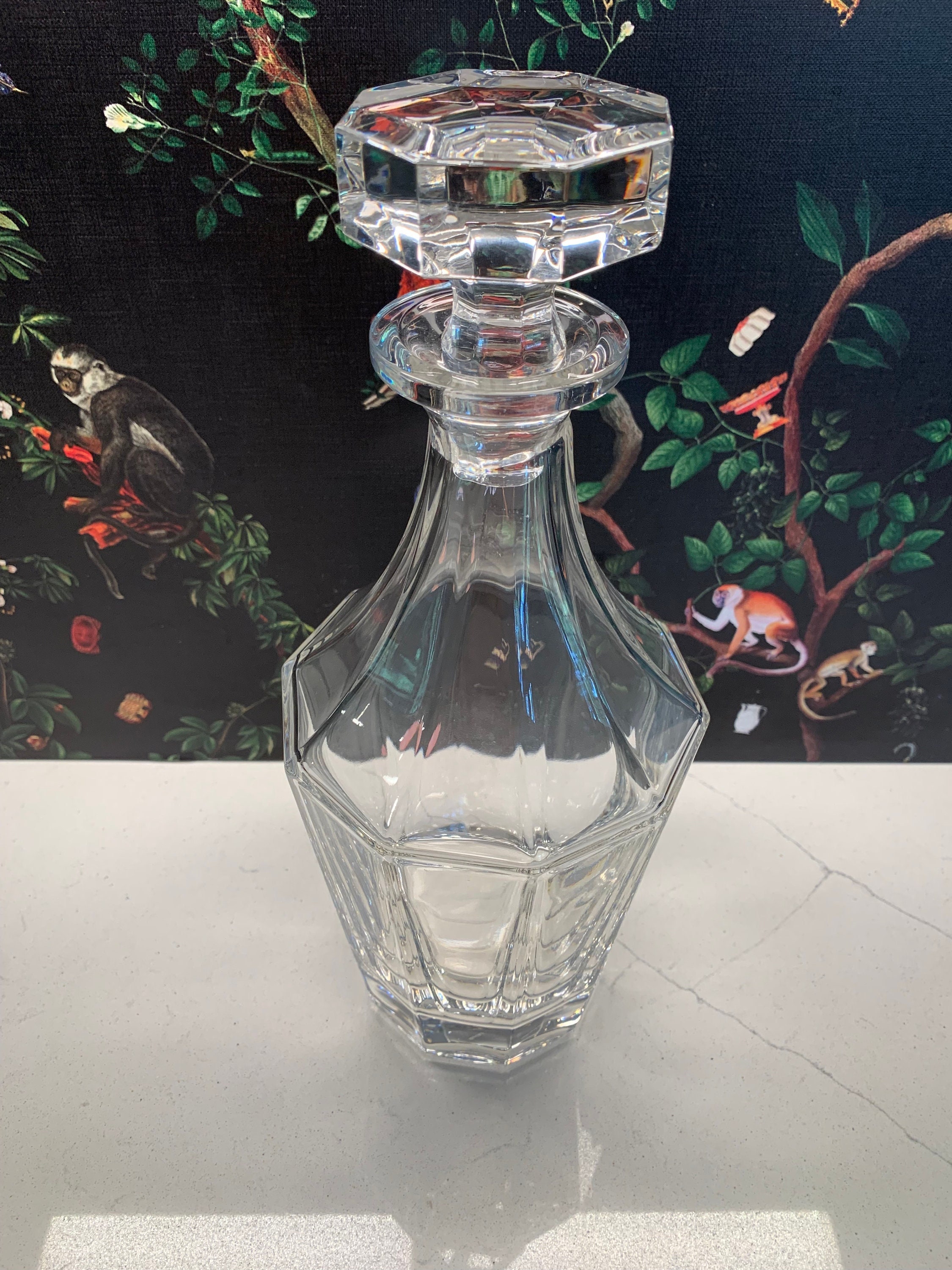 Elegant Vintage Villeroy & Boch Crystal Decanter With Stopper - Decagon ...