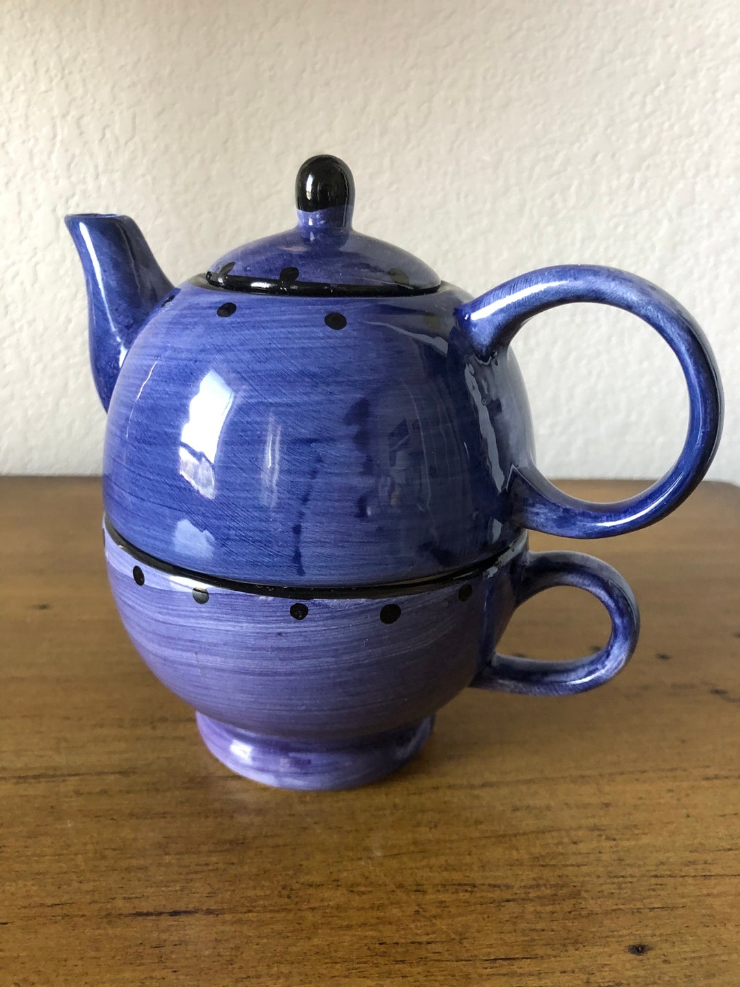 Design Pac Tea for One Stackable Teapot and Mug - Etsy