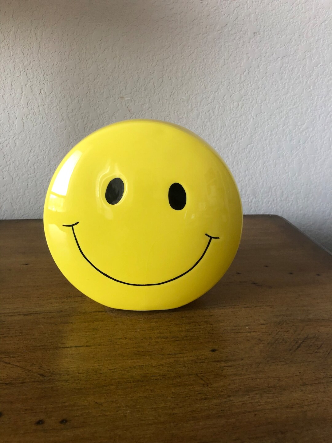 Smiley Face Ceramic Coin Bank - Etsy