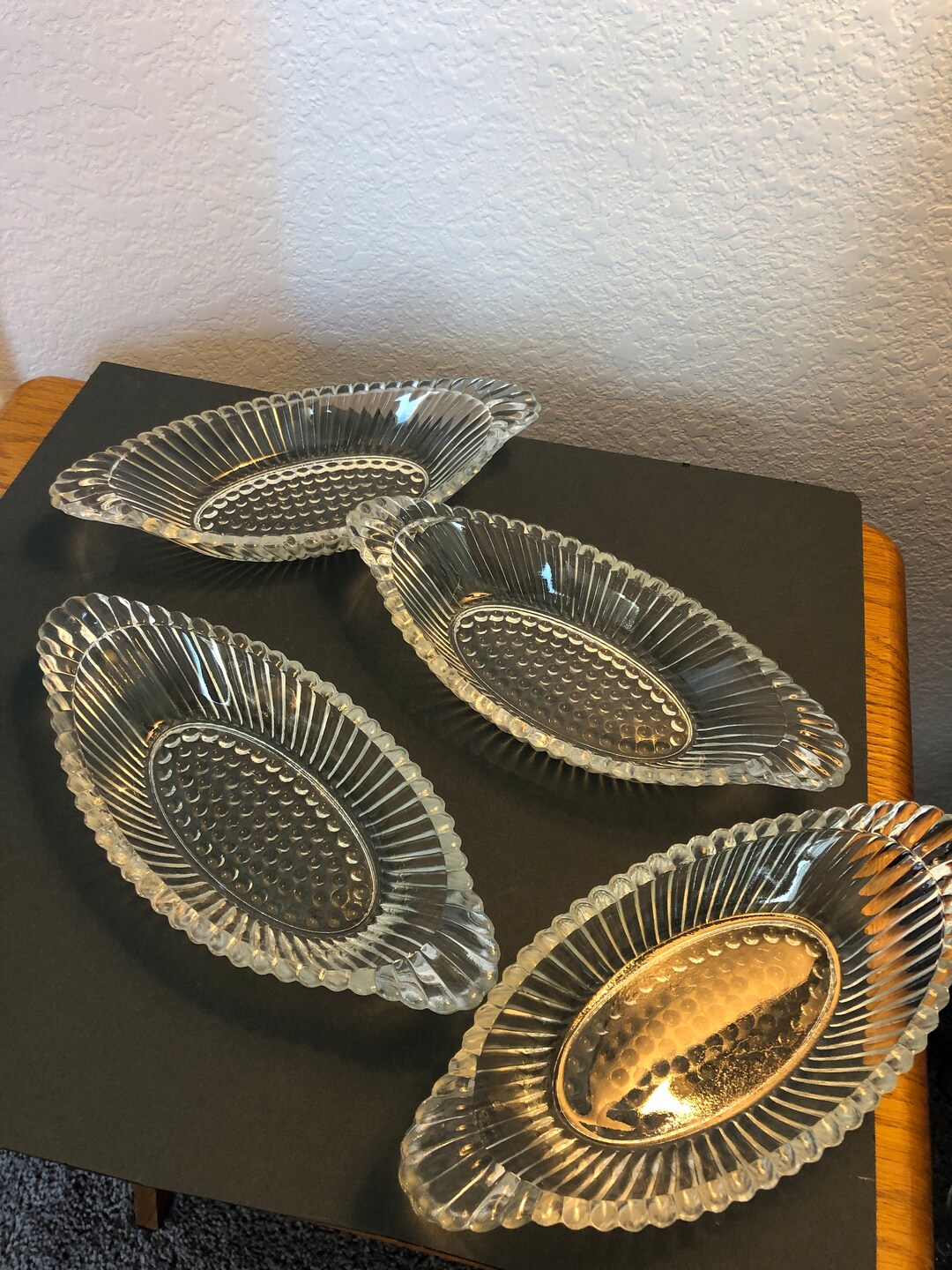 Vintage Jeannette Oval Clear Glass Relish Tray/banana Split Boat - Etsy