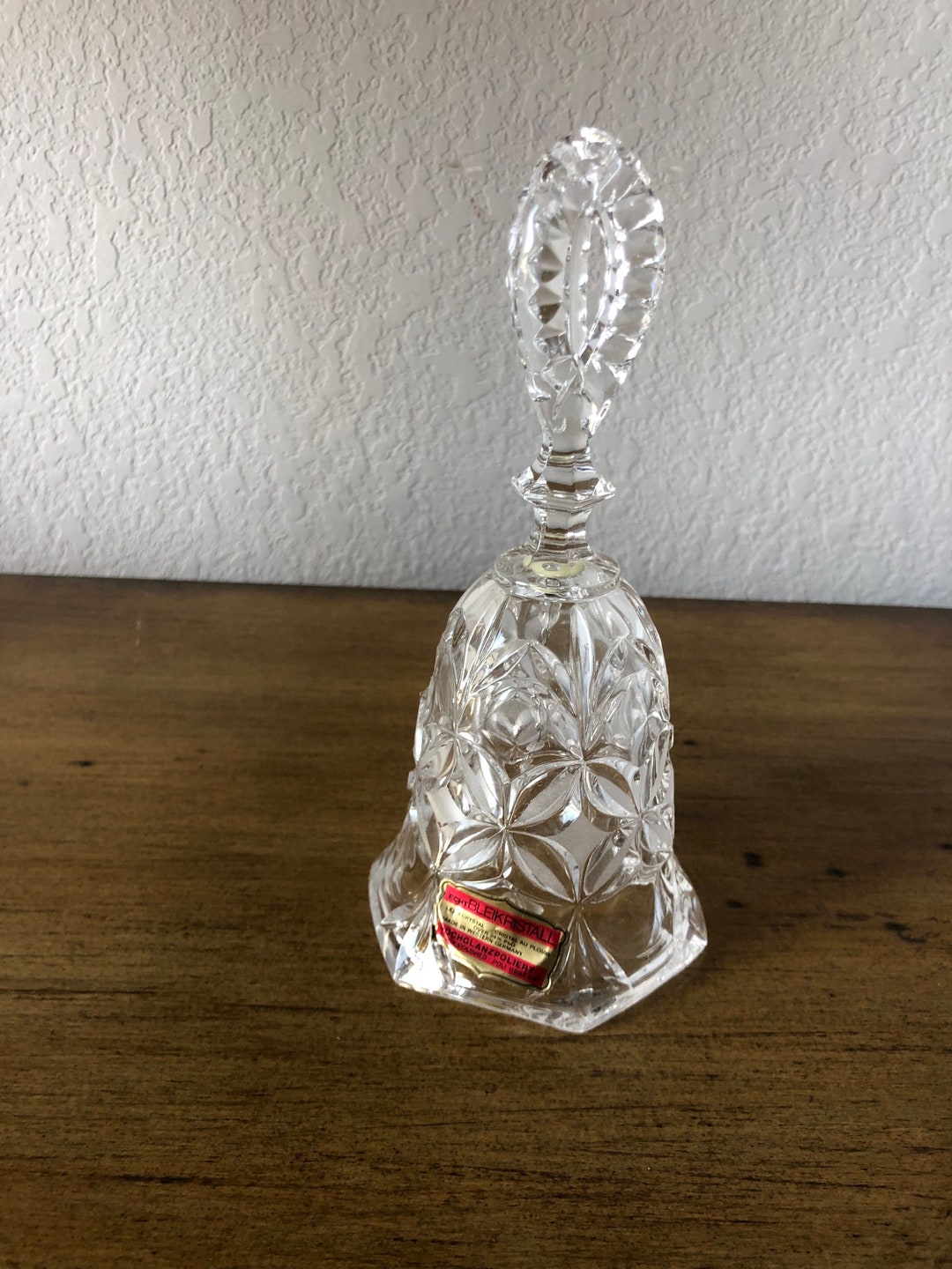 Vintage German Crystal Bell Bleikristall Western Germany - Etsy