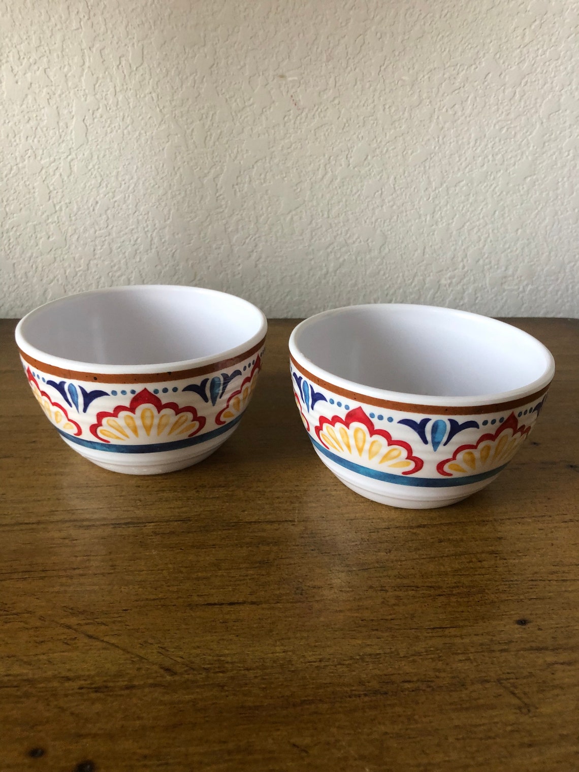 Two Small Melamine Dessert/single Serve Bowls. - Etsy