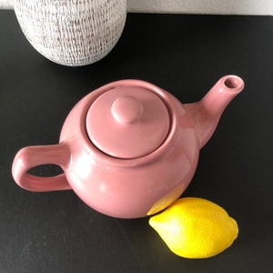 Pretty Pink Teapot Vintage 1980's Teapot - Etsy