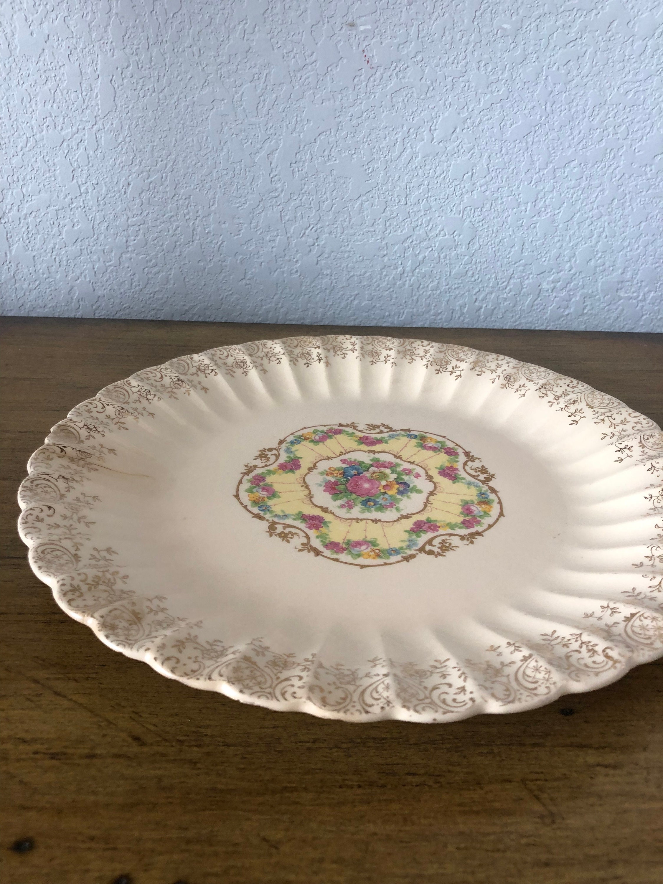 1930's Trojan Sebring Antique Dinner Plate - Etsy