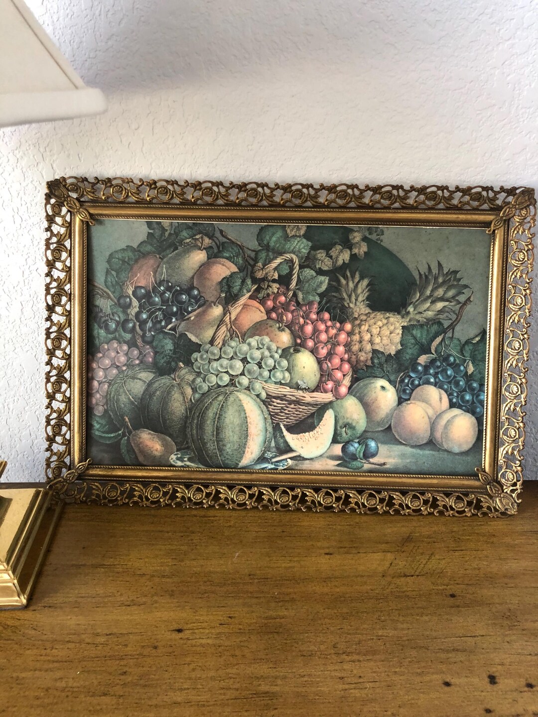 Vintage Still Life Print and Frame - Etsy