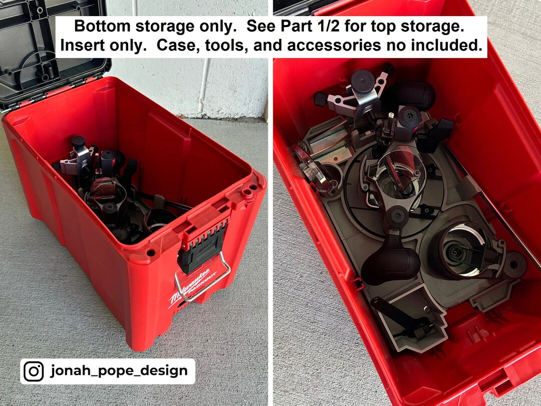 Milwaukee Packout Compact Tool Box Bottom Insert for M18 - Etsy Australia